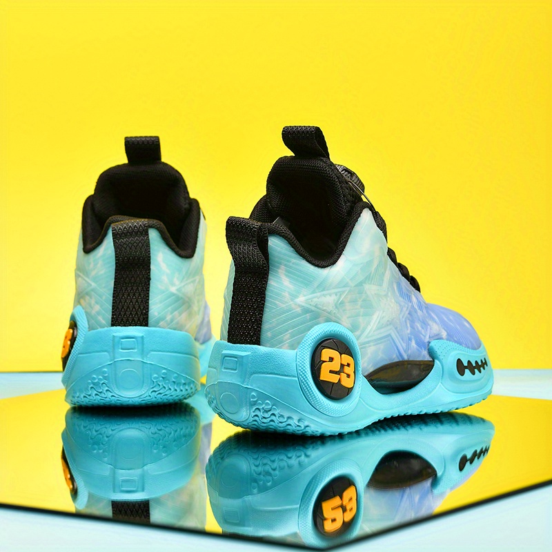 Kids Boys Gradient Meteor 23 Basketball Sneakers Rotating - Temu New ...