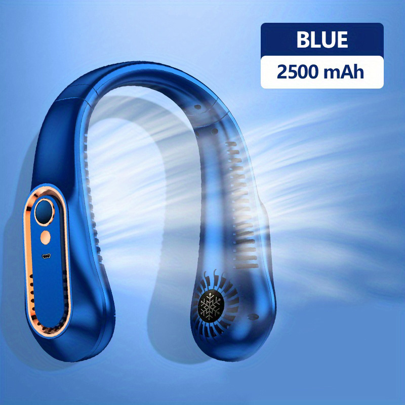Ultra Long Portable Hanging Neck Fan Usb Charging - Temu United Kingdom