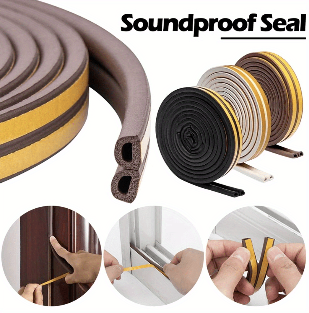 Weatherproof Door Window Seal Strip Self adhesive Rubber - Temu South ...