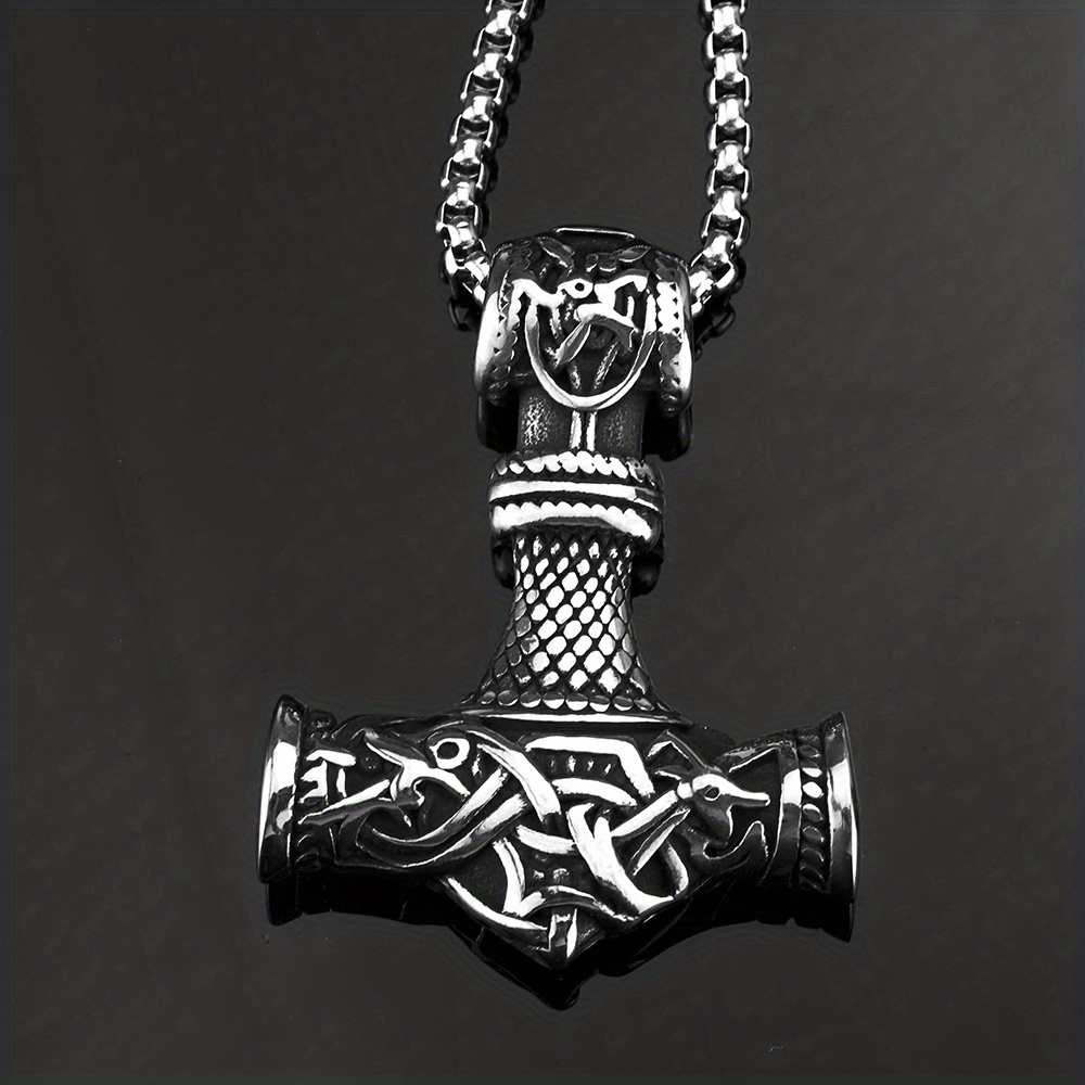 1pc Trendy Creative Hip Hop Martello Thor Lupo Celtico - Temu Italy