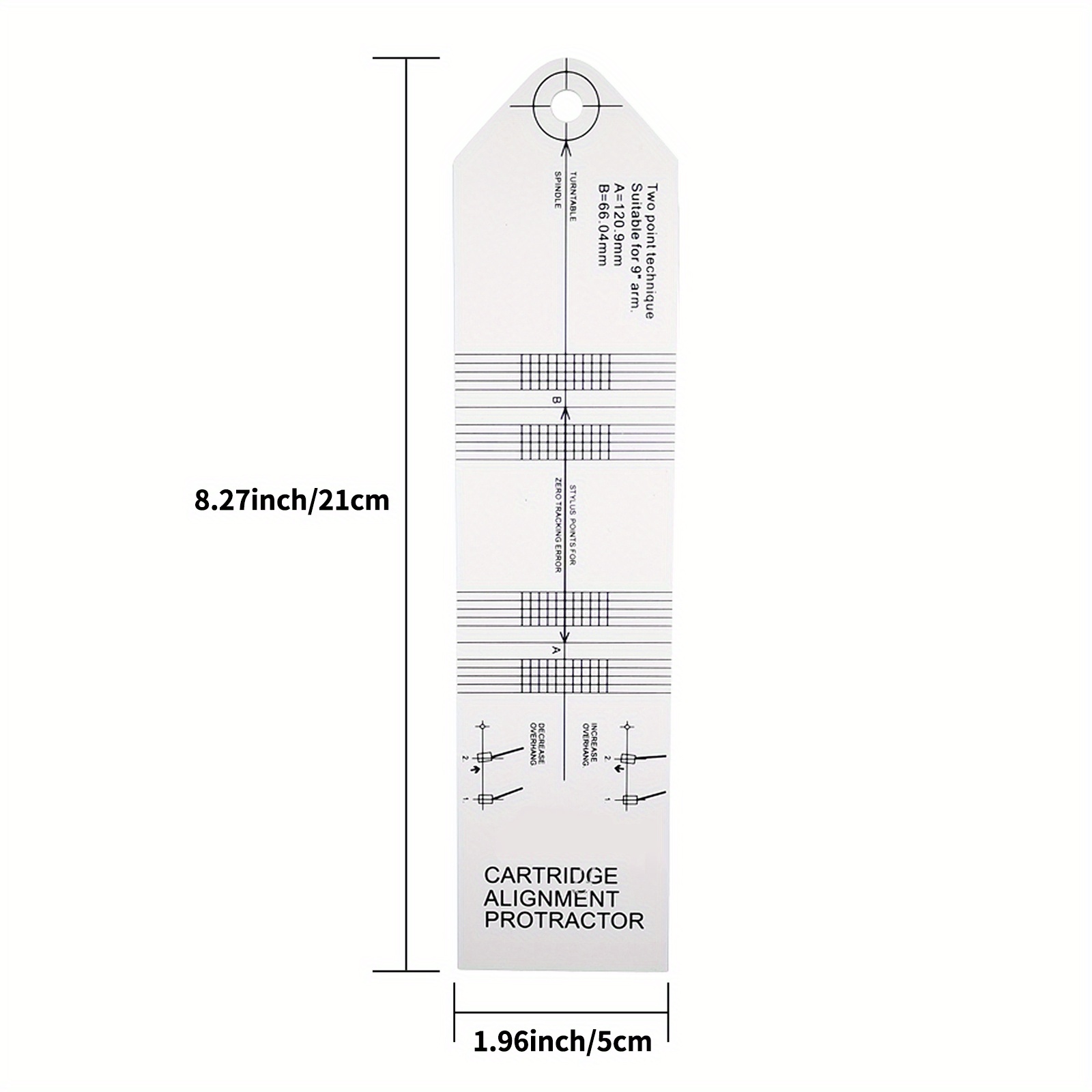 Pickup Calibration Distance Gauge Protractor Record Lp Vinyl - Temu ...