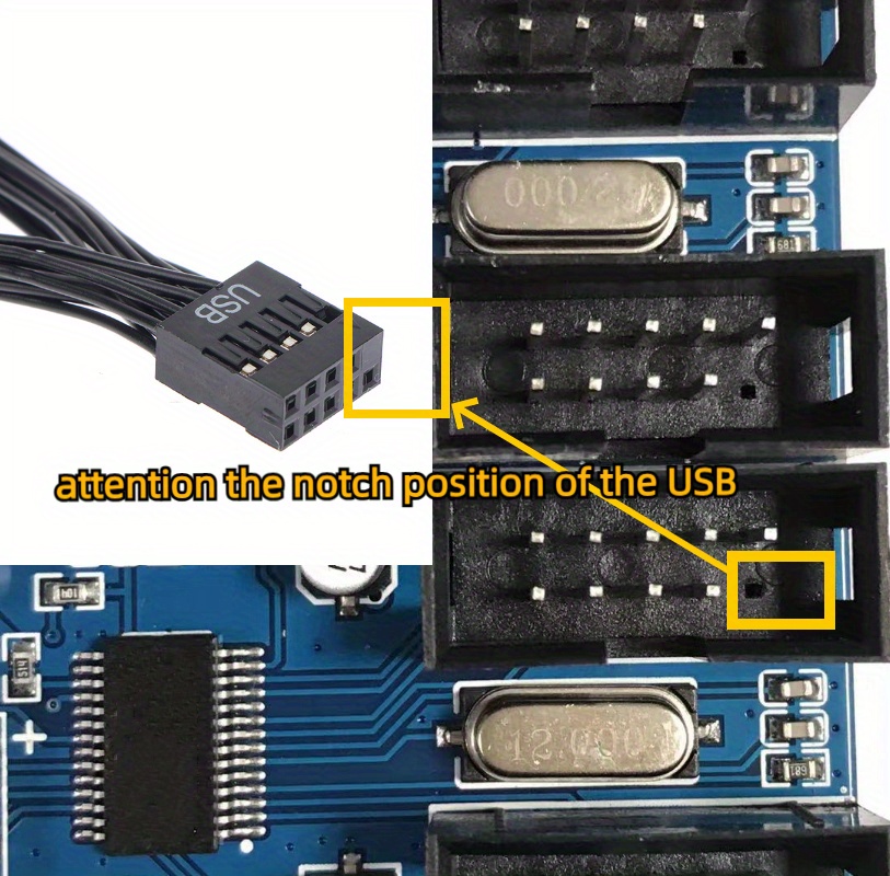 Usb Motherboard Usb 9pin 1 - Temu