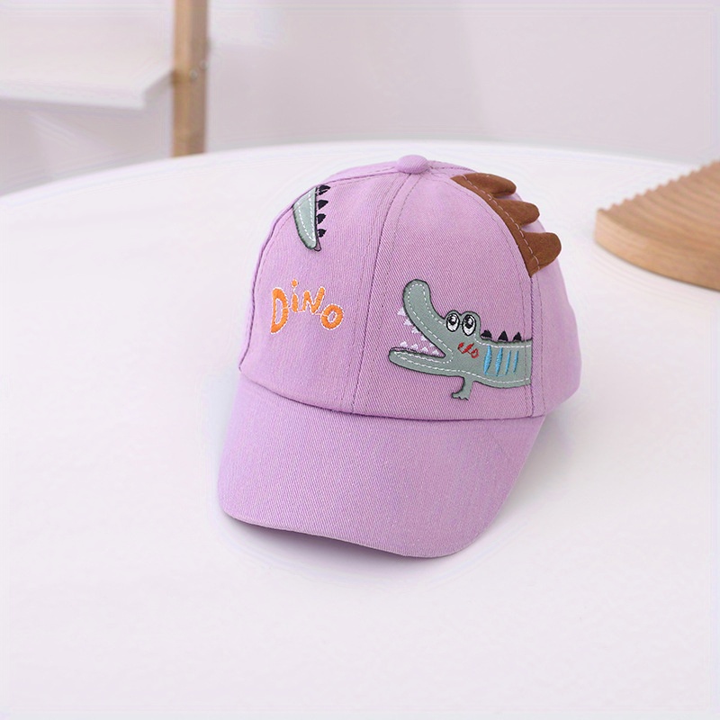 Cartoon Dinosaur Kids Hat New Embroidered Sun Protection - Temu United ...