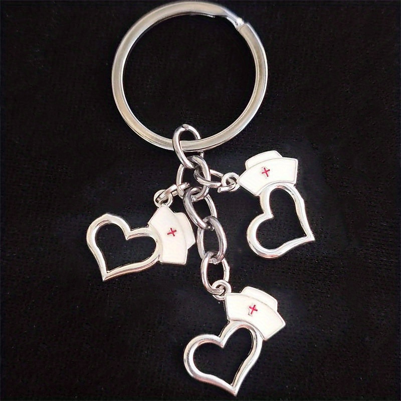 Nurse Hat Key Chain Doctor Nurse Alloy Key Ring Hospital - Temu Ireland