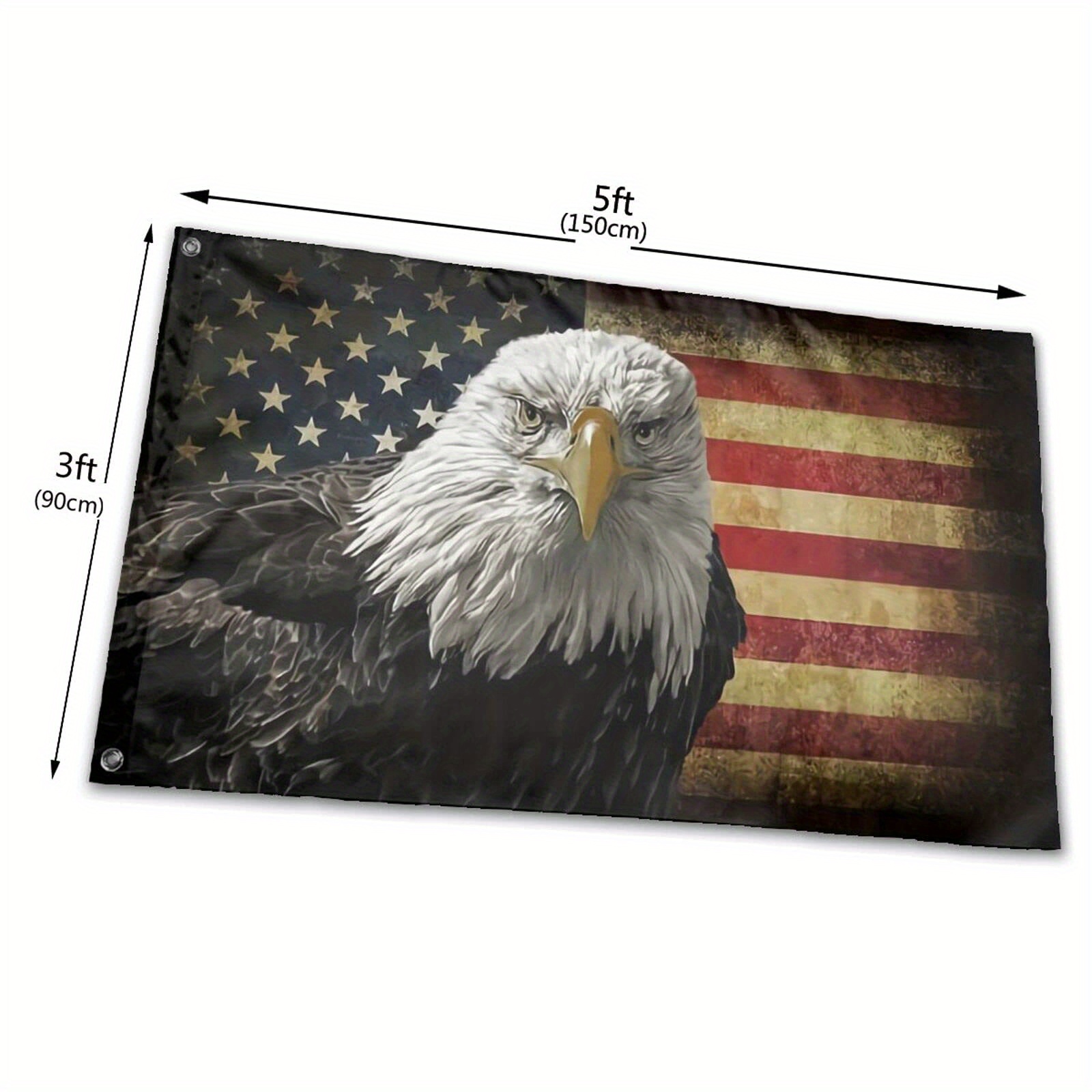 Printed Durable Bald Flag Outdoor Banner Sign Party - Temu Australia