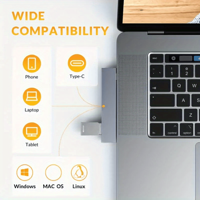 Portable 1 Usb c Laptop Usb Type C Hub Multiport Adapter - Temu Australia