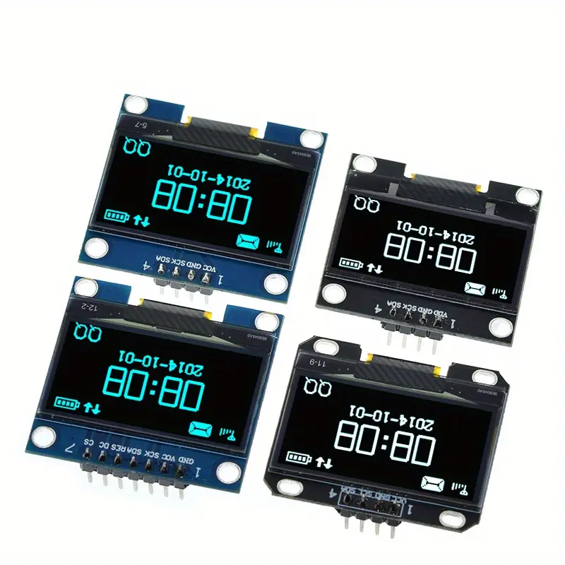 Tzt 13 Pulgadas Módulo Oled Spiiic I2c Comunicar Color Blanco 128x64
