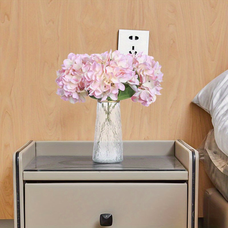 Conical Glacier patterned Glass Vase Home Florist Diy Flower - Temu