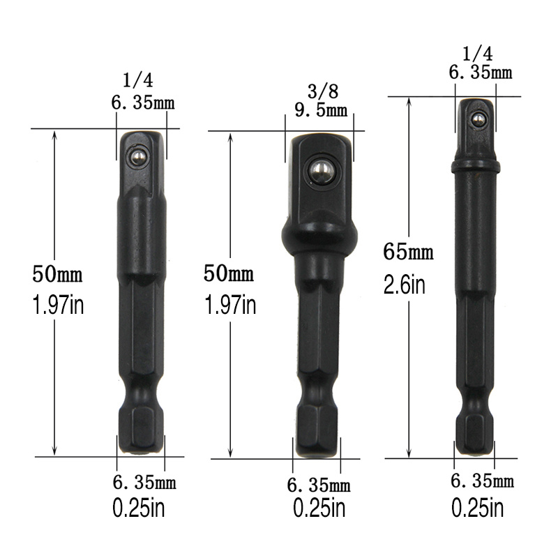 Power Drill Sockets Adapter Sets Hex Shank Impact Driver - Temu Denmark
