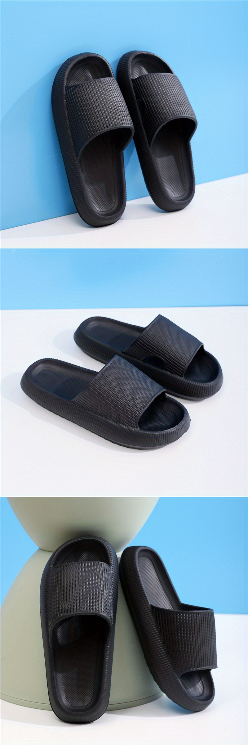 Women's Indoor Pillow Slides Ultra Soft Solid Color Eva - Temu United ...