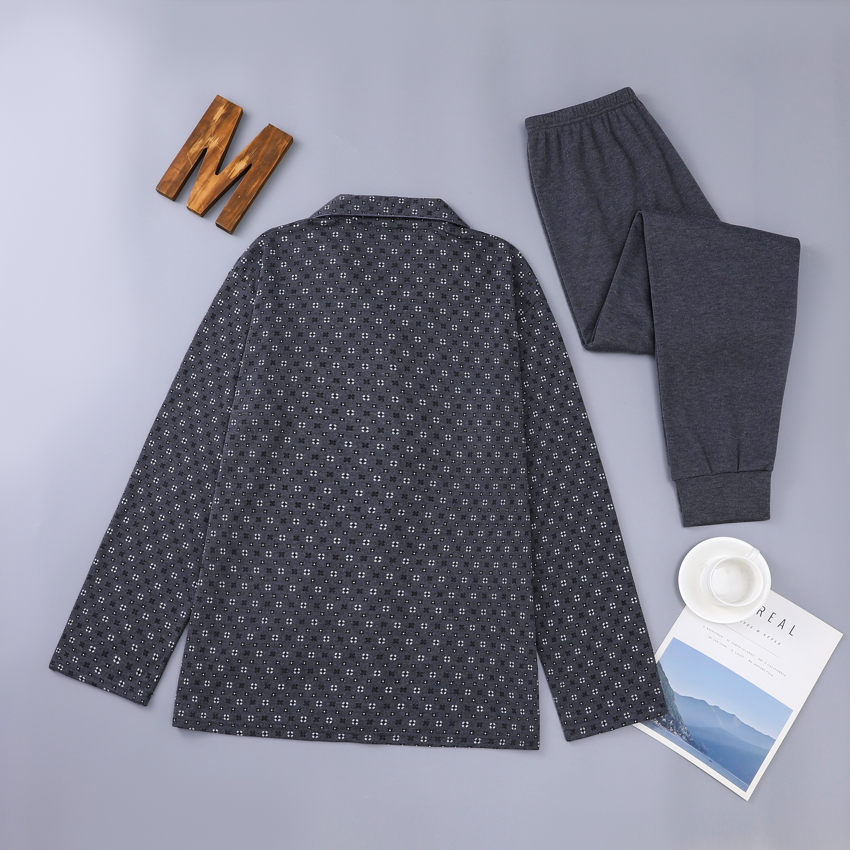 Men' Style Casual Pajamas Sets Comfy Warm Lounge - Temu New Zealand