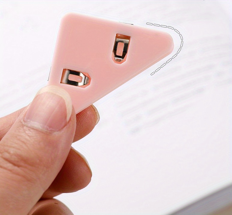 Triangular Transparent File Corner Clip Binders Paper Clips - Temu Portugal