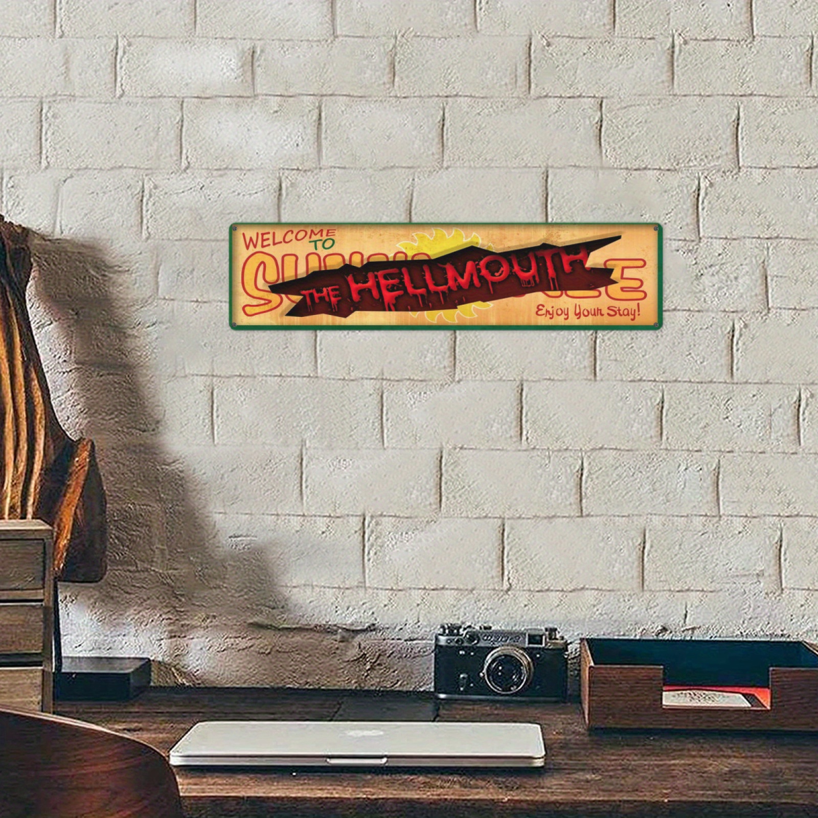 Horror Movie Tin Signs Horror Halloween Goth Home Wall Decor - Temu ...