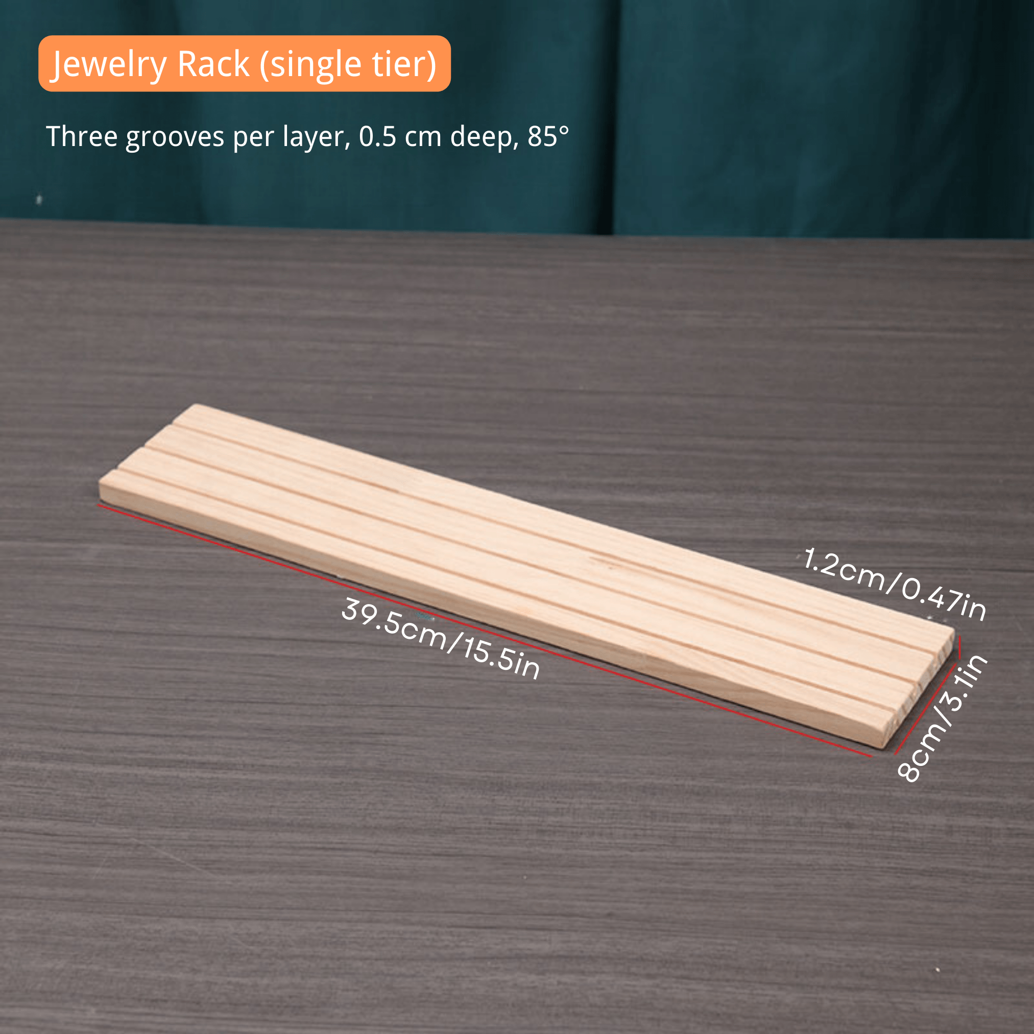 Wooden Jewelry Display Stand Desktop Jewelry Storage Rack - Temu New ...