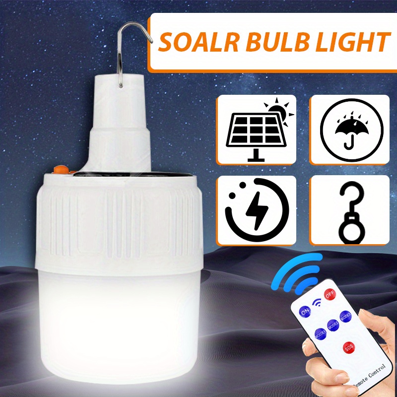 Solar Led Hook Light, 5v Portable, Power Display Rechargeable Light ...