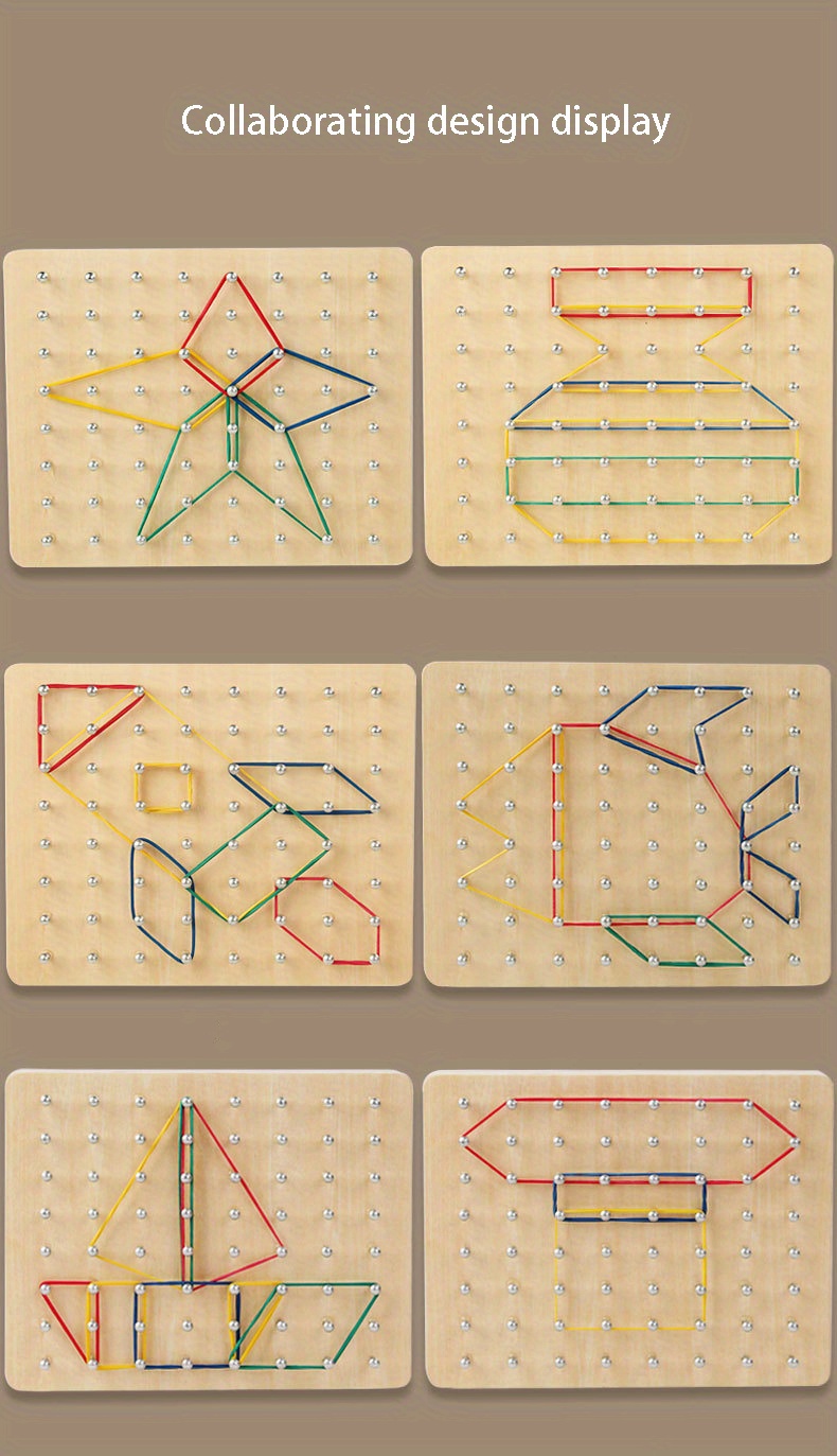 Montessori Geometry Math Teaching Aids Children Shape - Temu Netherlands