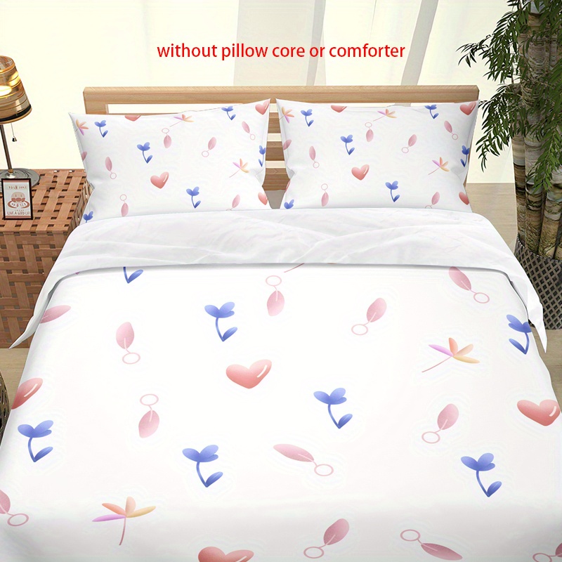 Duvet Cover Set Love Grass Digital Print Bedding Set Soft - Temu United ...
