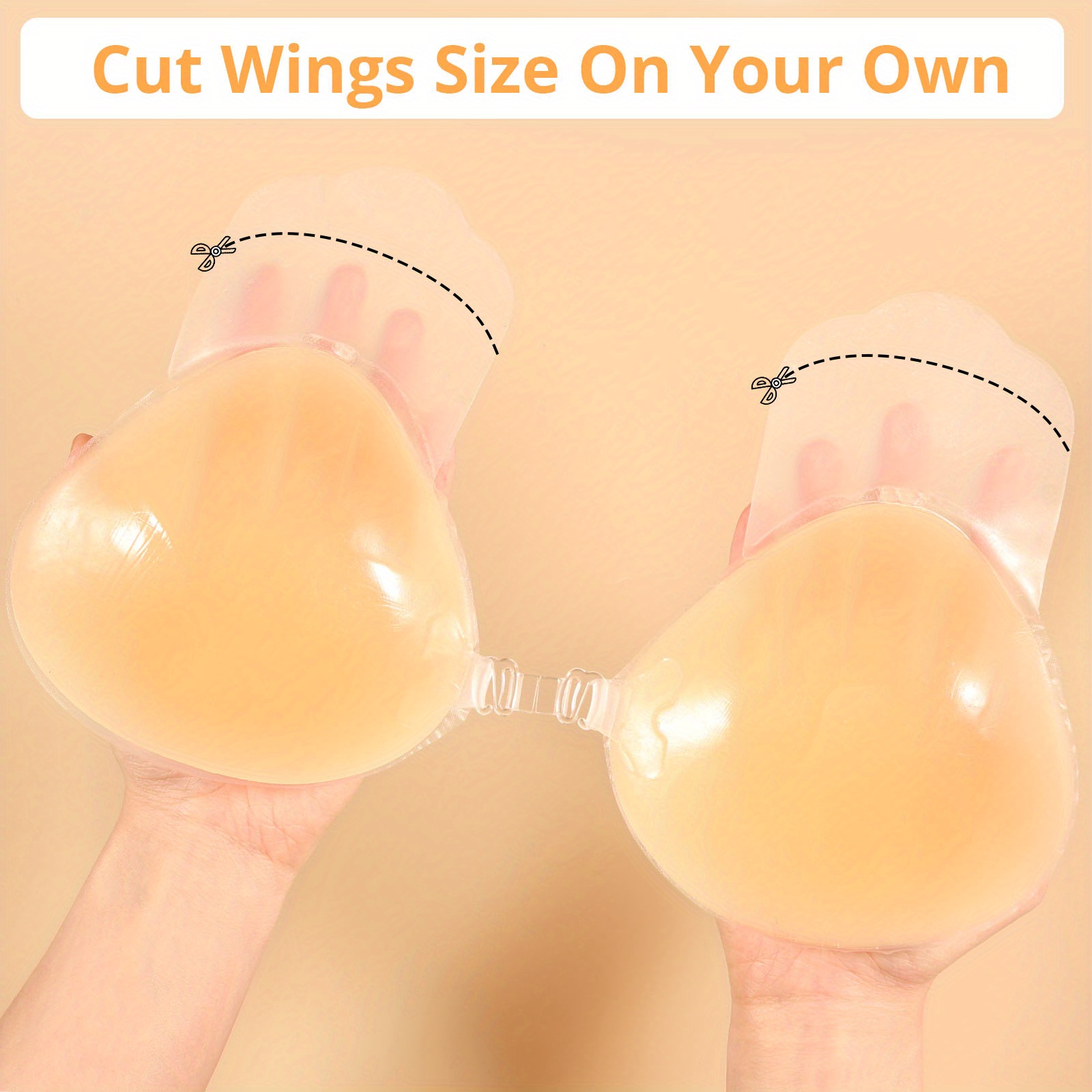 Invisible Stick Lift Bra Strapless Seamless Push Self - Temu Australia