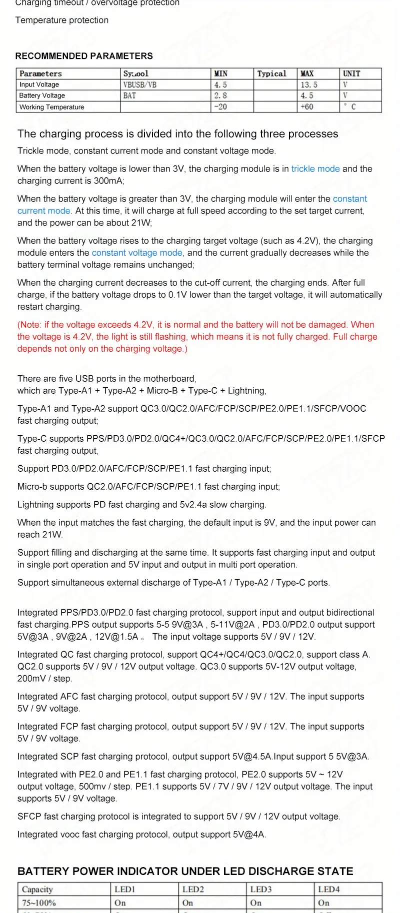 QC4.0 QC3.0 LED 듀얼 USB 5V 4.5 .5W / C USB 모바일 보조 - Temu Republic of Korea QC4.0 QC3.0 LED 듀얼 USB 5V 4.5 .5W / C USB 모바일 보조 - Temu Republic of Korea