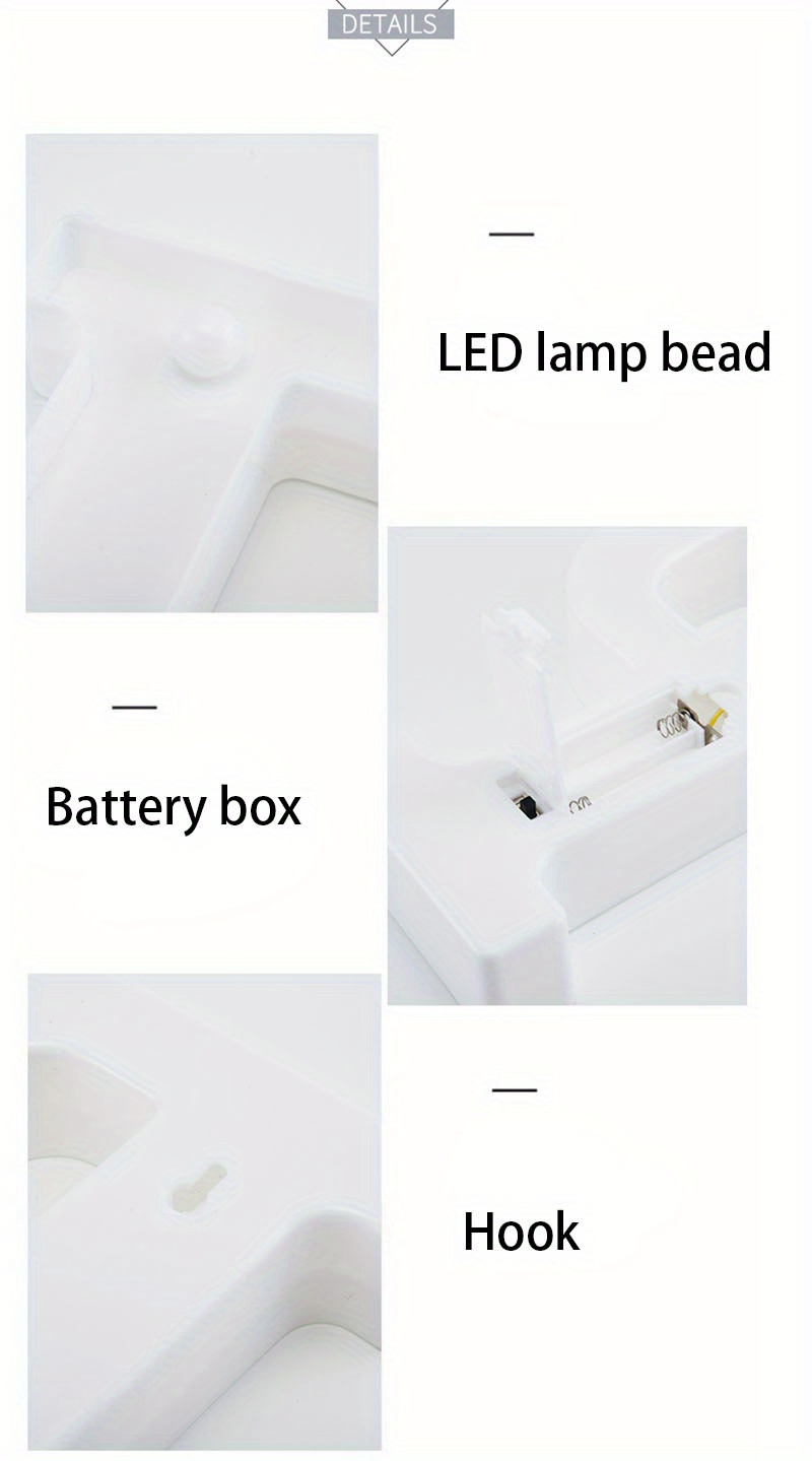 Letter Led Light Luminous Digital Light Battery Night Light - Temu Denmark
