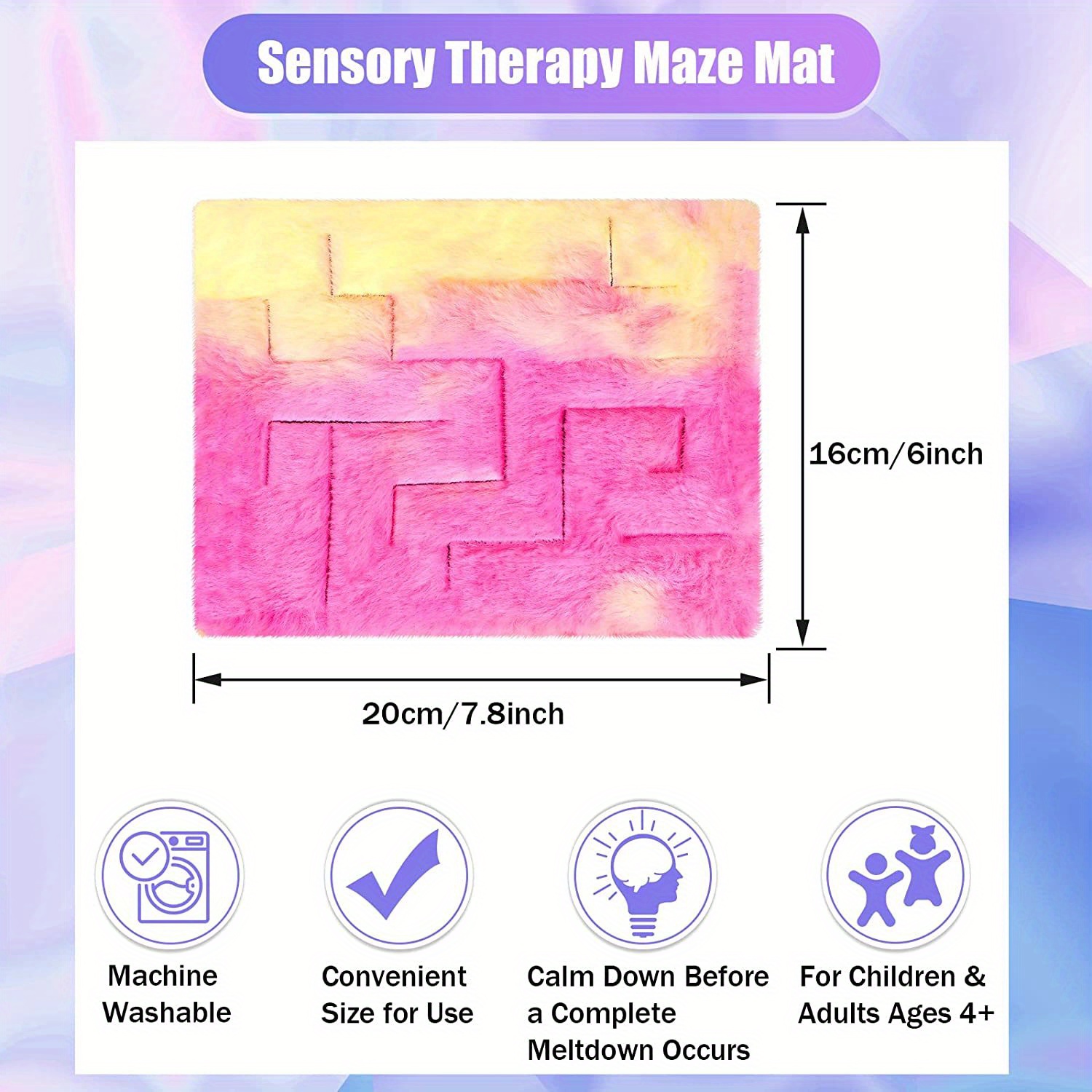 Stress relieving Marble Maze Mat: Sensory Fidget Toys Kids - Temu ...