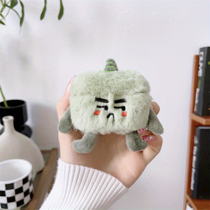 Plush Cute Little Monster Earphone Case Pro Cartoon - Temu United Kingdom