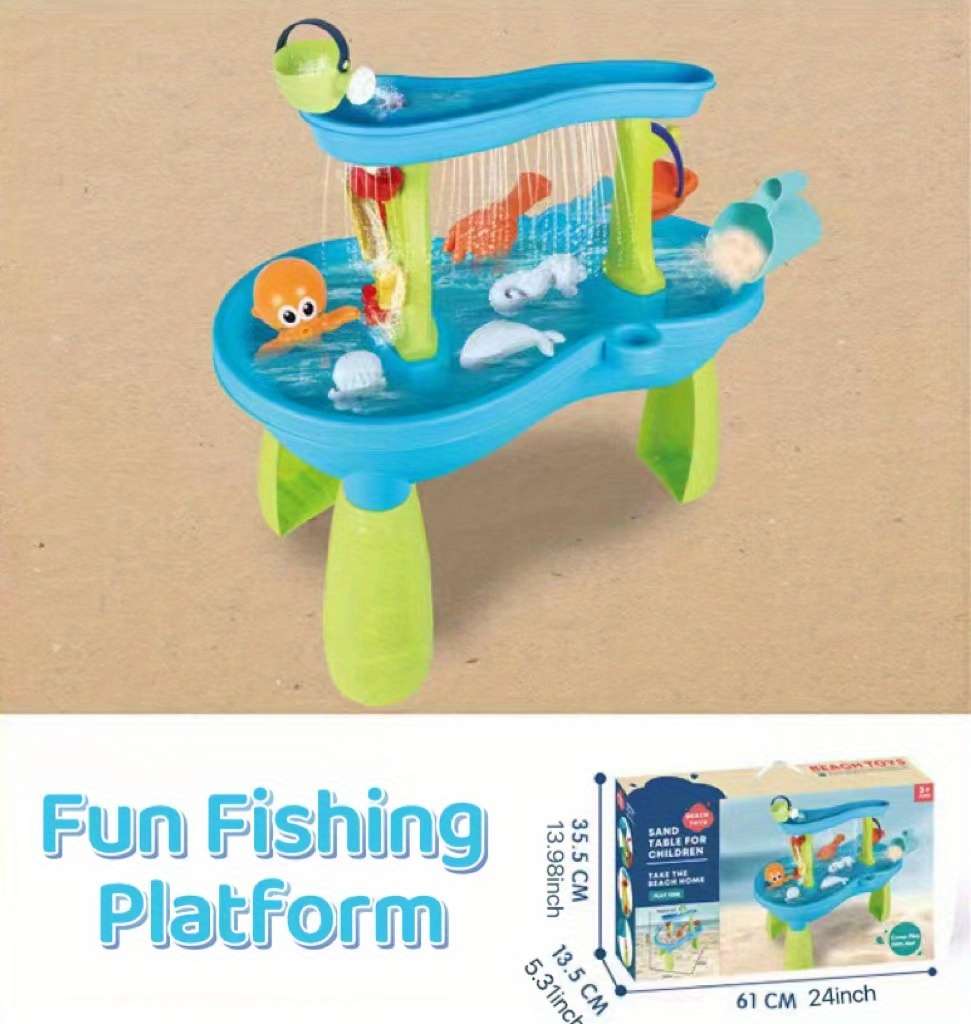 Children's Sand Water Table Toddlers 2 tier Sand Water Play - Temu New ...