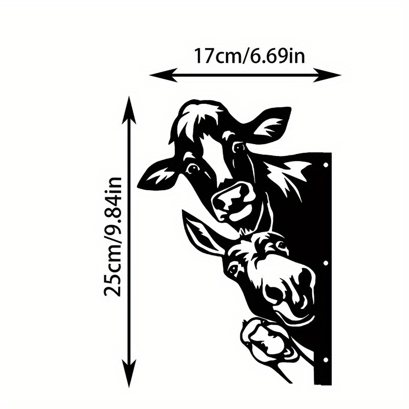 Farm Animals Outdoor Wall Decor Cow Donkey Duck Shaped - Temu