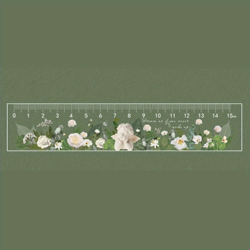 plant clear ruler acrylic ruler school ruler centimeters - Temu