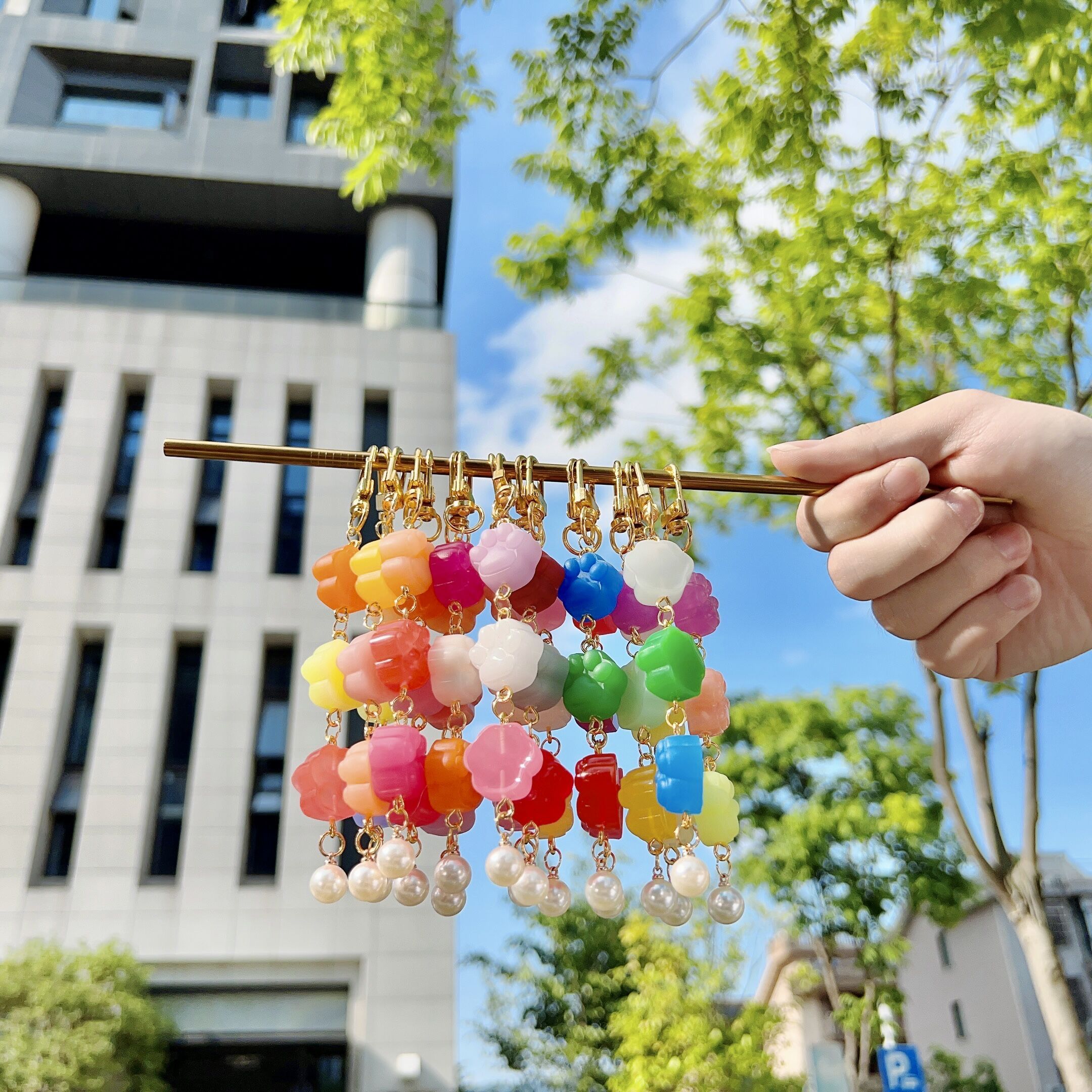 Y2k Paw Keychain Cute Gummy Animal Key Ring Purse - Temu Norway