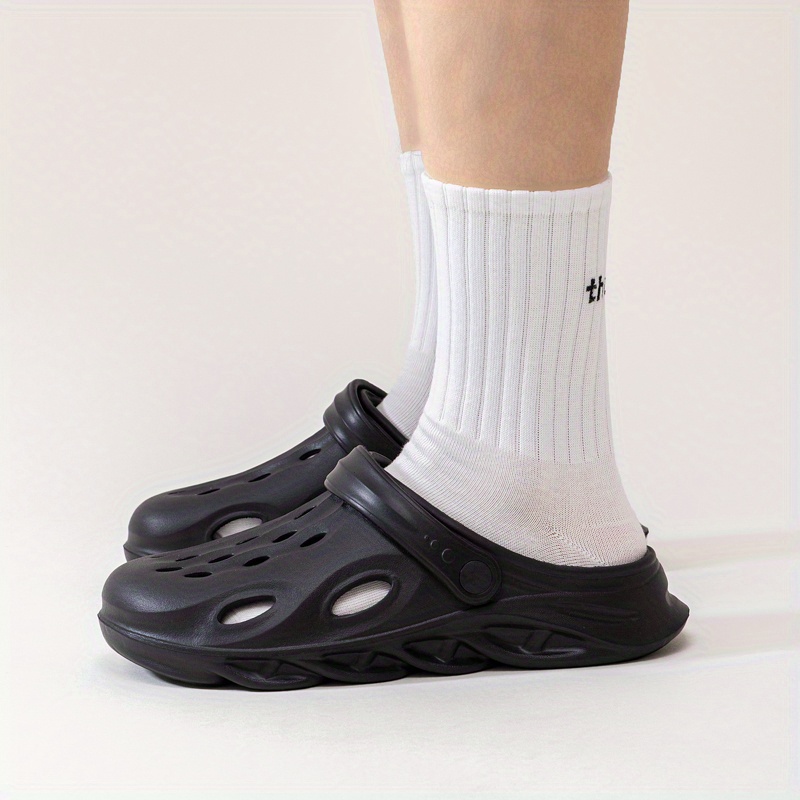 Mens Clogs Slip On Closed Toe Sandals Soft Sole Walking Shoes Outdoor Garden Shoe Beach Sandals ...