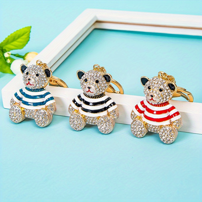 Cute Cartoon Bear Keychain Pendant Exquisite - Temu Norway
