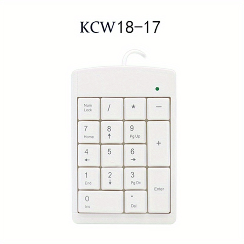 Usb Wired Numeric Keyboard 17/19 Keys Mini Numeric Keypad - Temu Australia