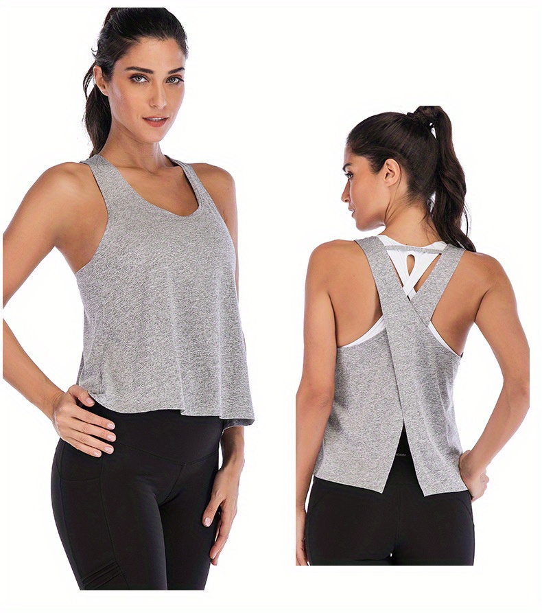 Damski luźny swobodny sportowy podkoszulek z okrągłym - Temu Poland