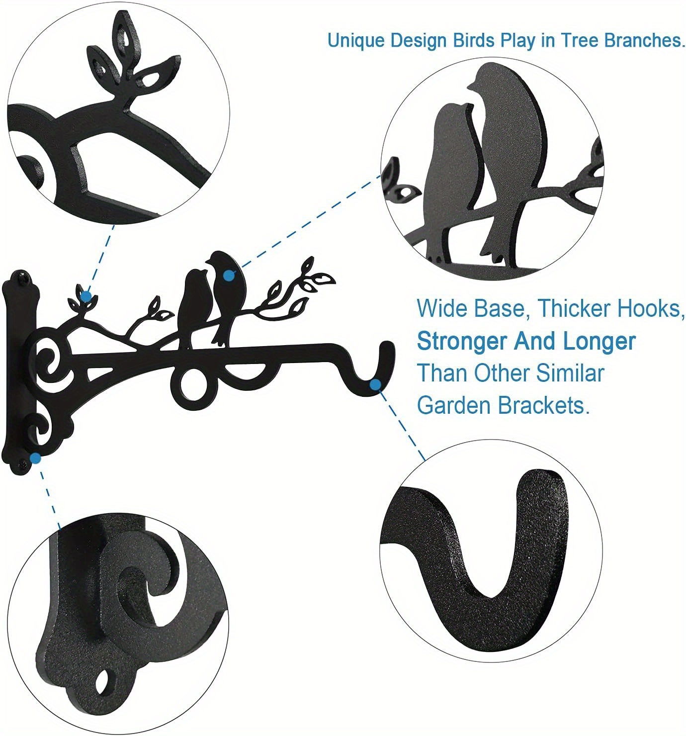 Brighten Home A Multifunctional Hanging Basket Plant Bracket - Temu