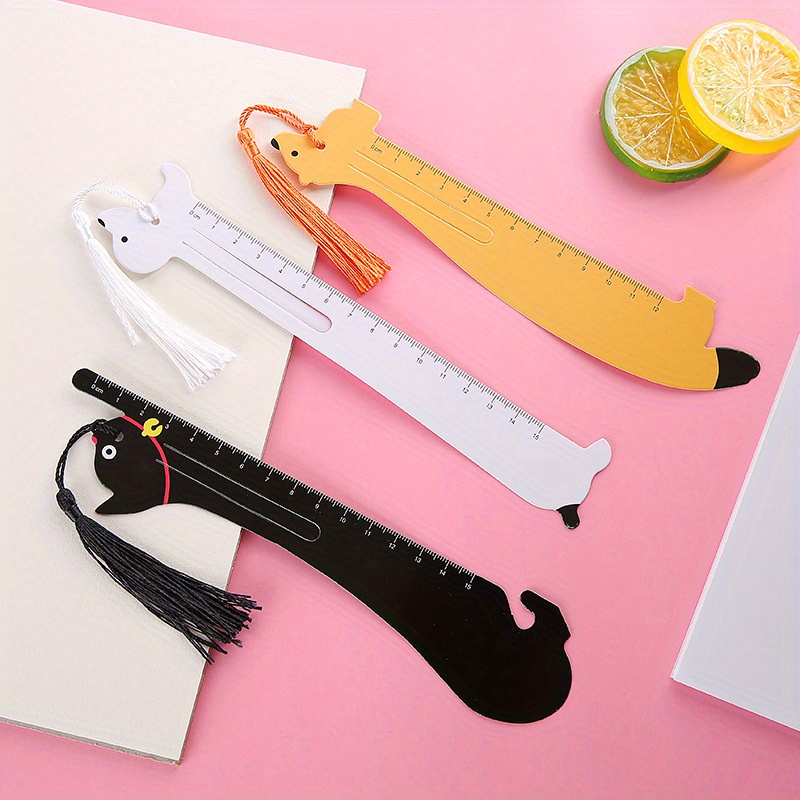 Cartoon Cute Animal Girl Scale Ruler Bookmark - Temu Australia