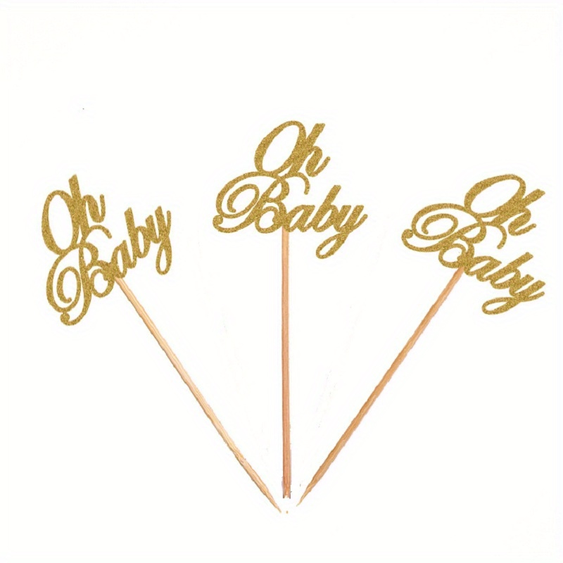 High Grade Exquisite Cupcake Topper Golden Onion Cute Cake - Temu New ...