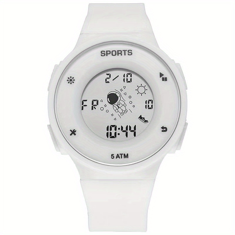 Fashion Electronic Watch Children Students Colorful Digital - Temu ...