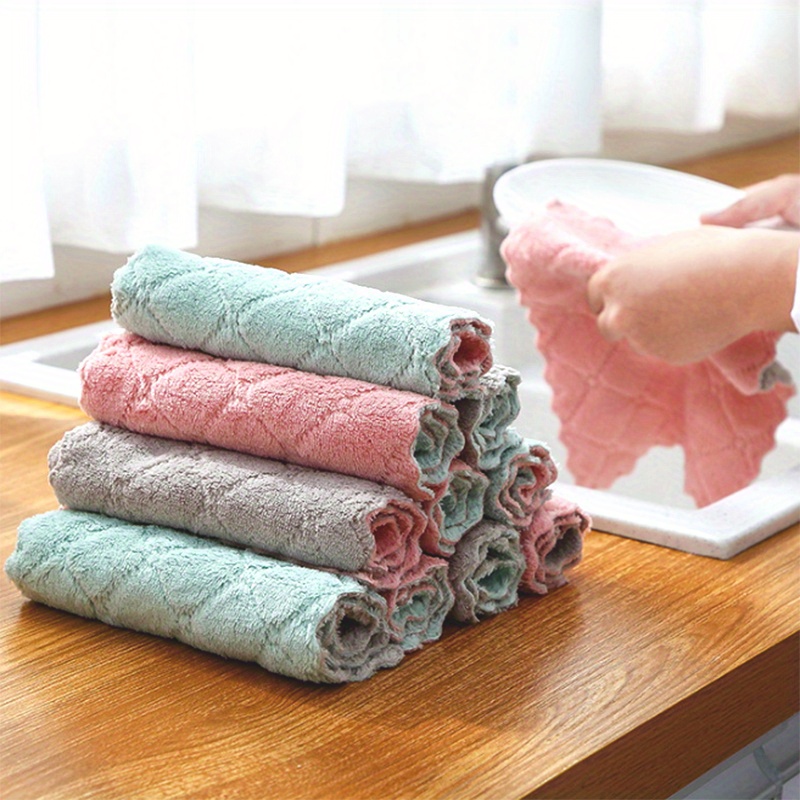 5p solid color kitchen rag modern fade resistant square - Temu Netherlands