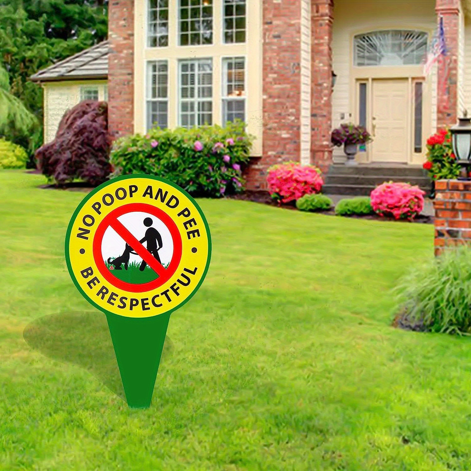 Poop Sign In Yard No Poo Outdoor Lawn - Temu Australia