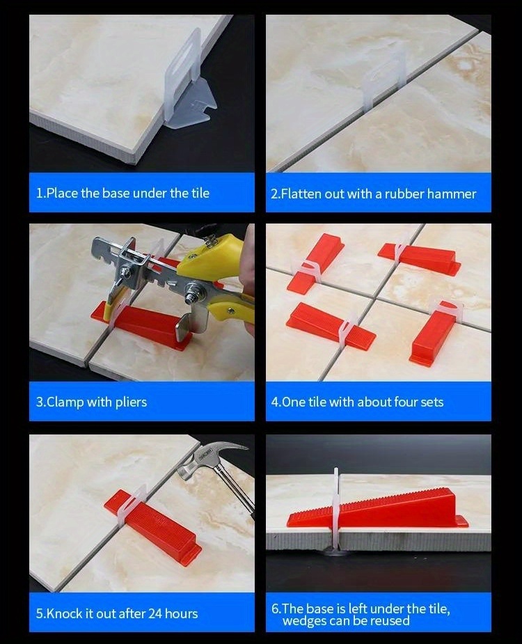 Tile Leveling Clips Tile Leveling Spacer Tile Leveling - Temu