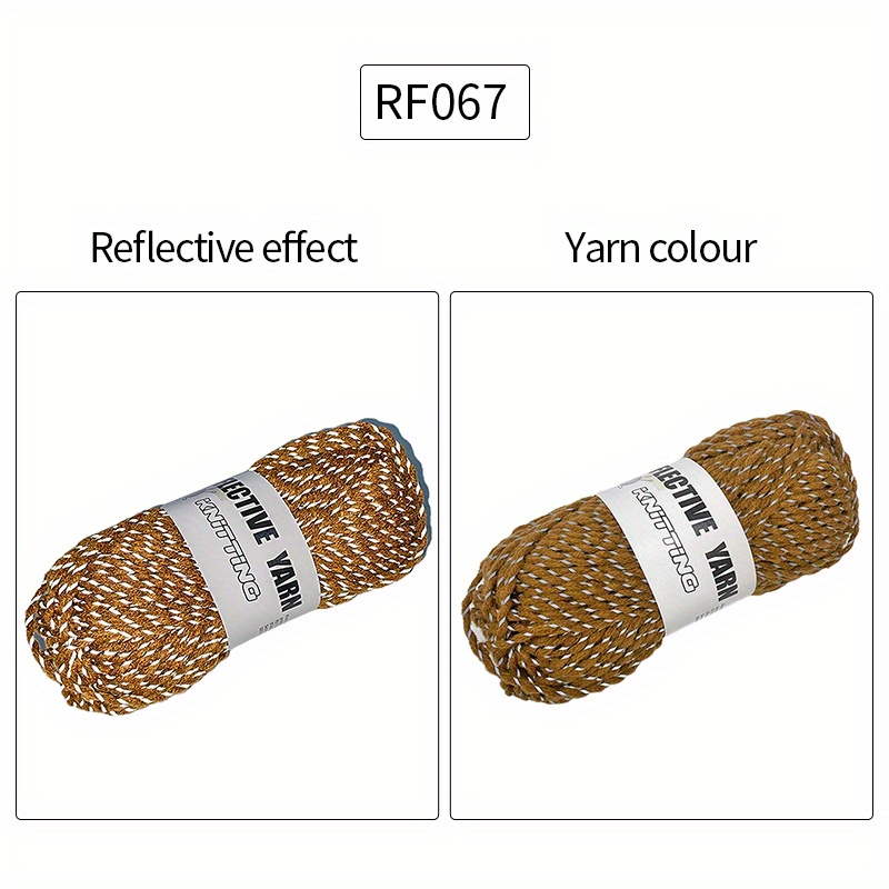 Polyester Reflective Yarn Sparkle Yarn For Crafts Glow In The Dark Yarn ...
