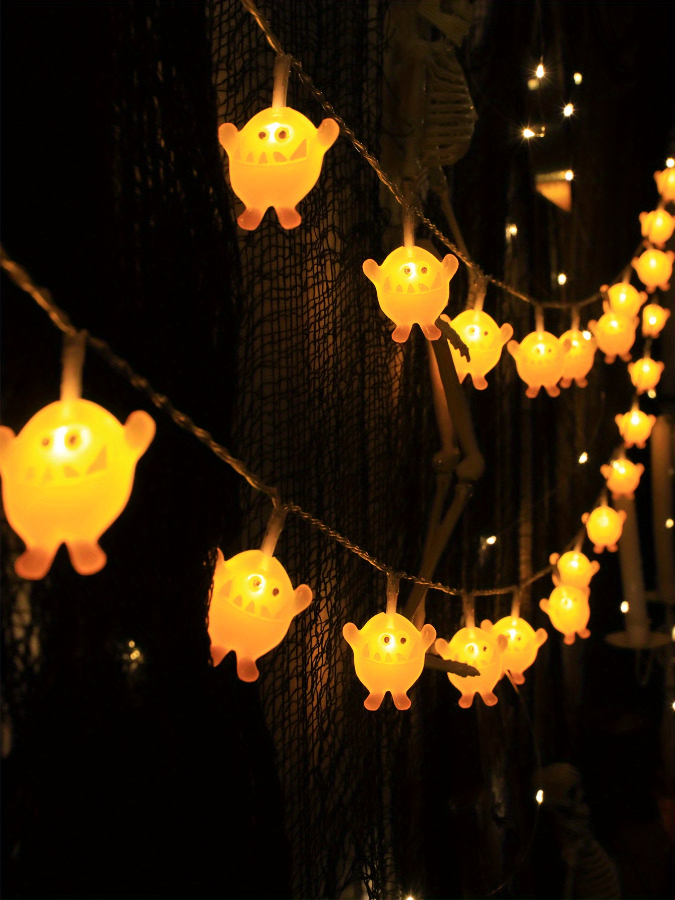 Cute Little Monster Shaped Light String Led Light String - Temu United ...