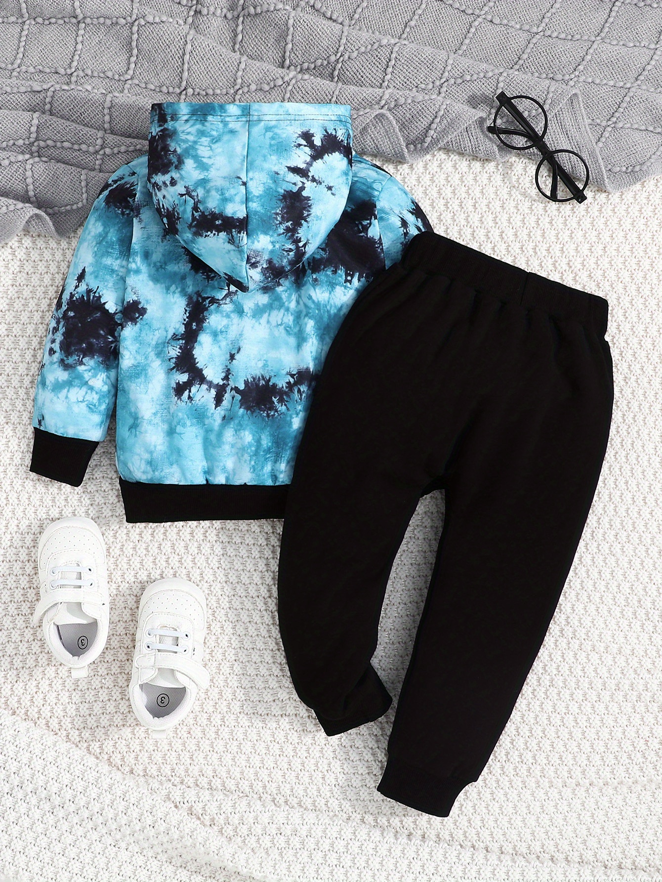 Boy's Casual Wild Boy Letter Print Set Long Sleeve Hoodie - Temu