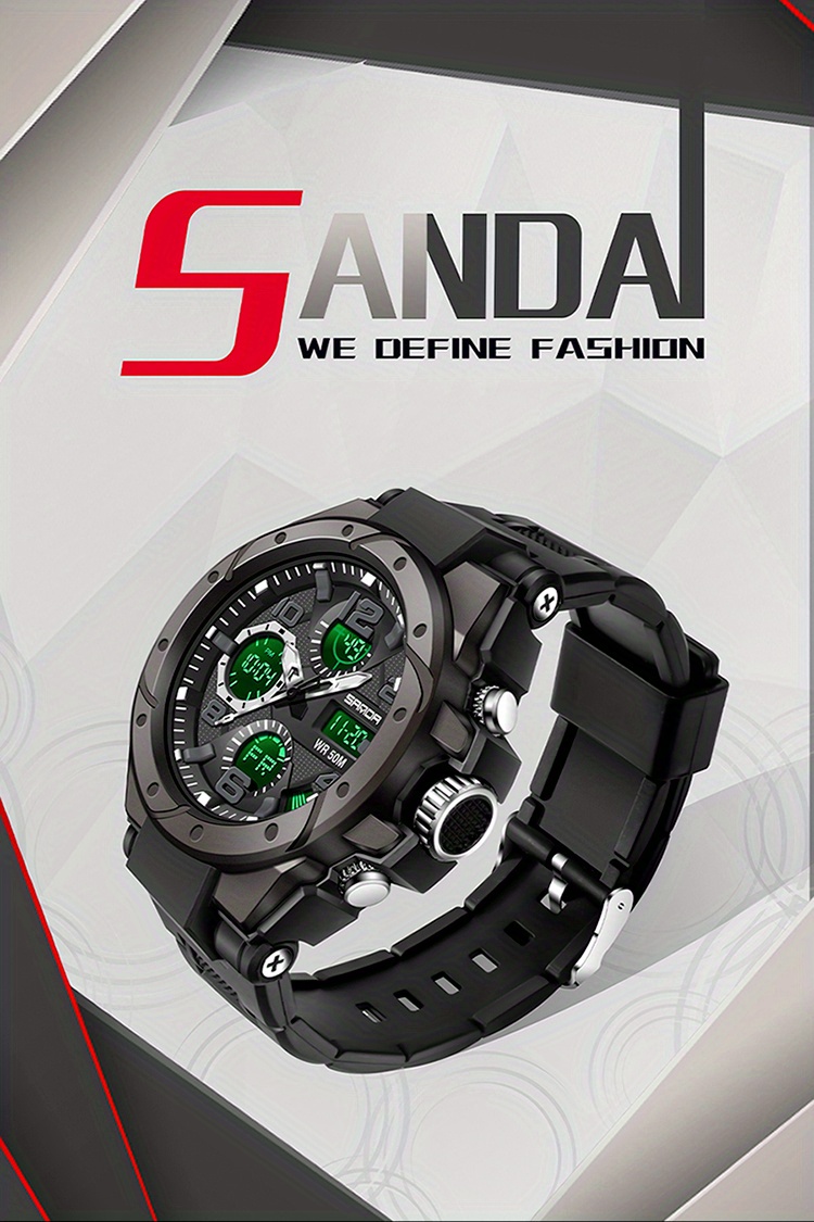 Mens Watches Multifunctional Sports Led Watches - Jewelry & Accessories ...