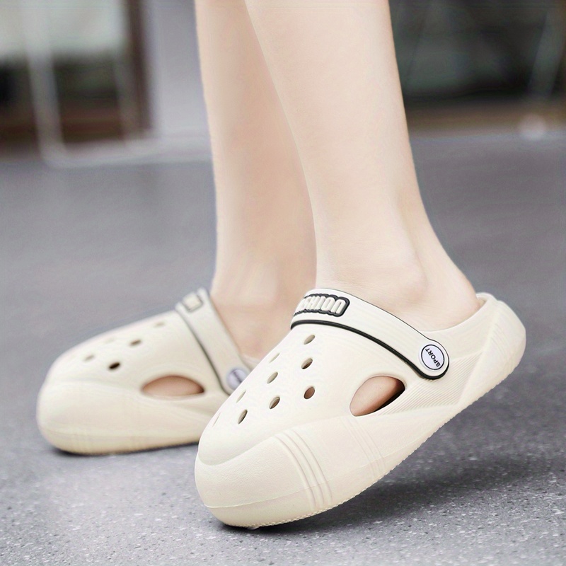 Casual Breathable Slip Clogs Boys Girls Lightweight Quick - Temu New ...