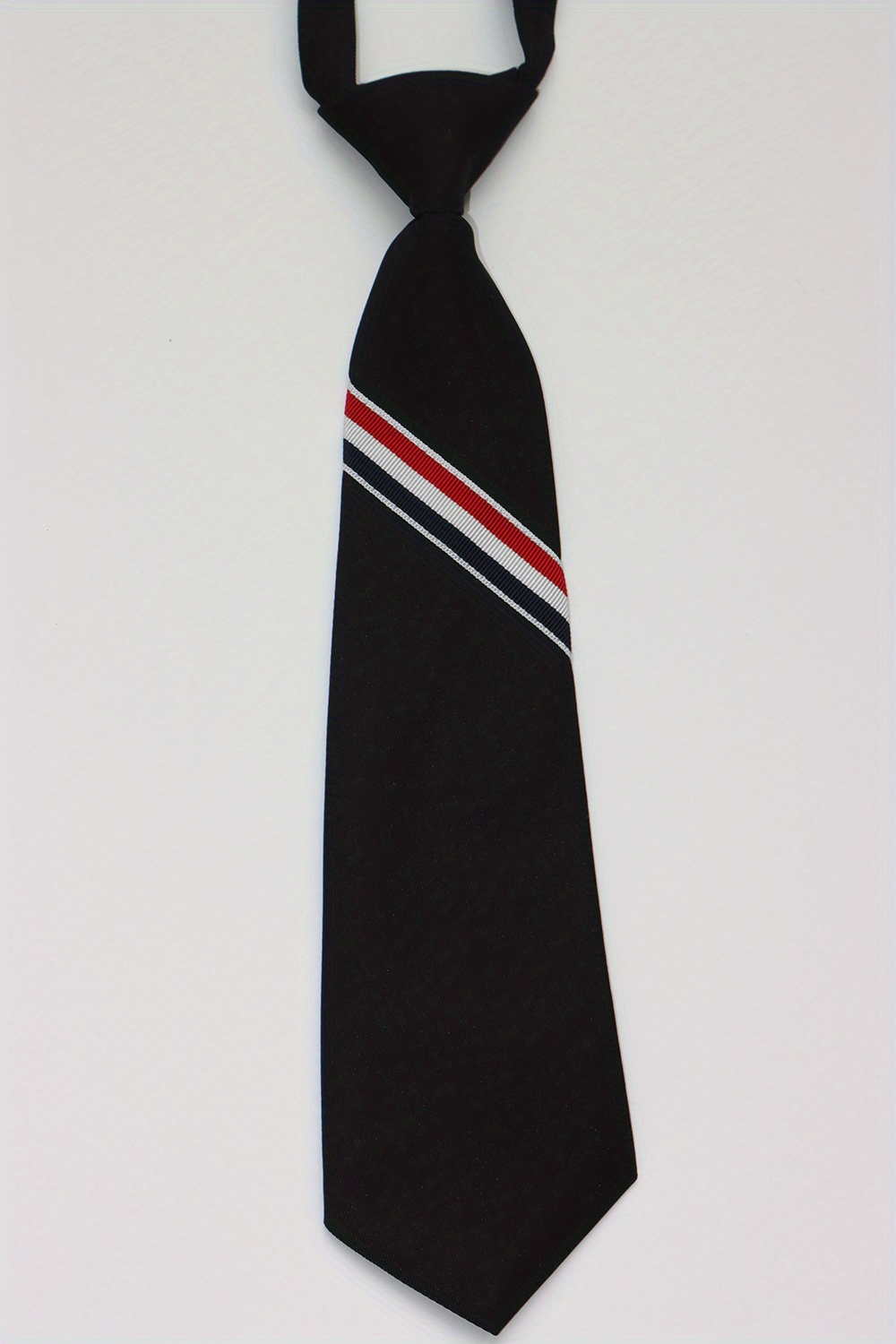Jk Uniform Adjustable Black Neck Ties Stripe Ties Grey - Temu Norway