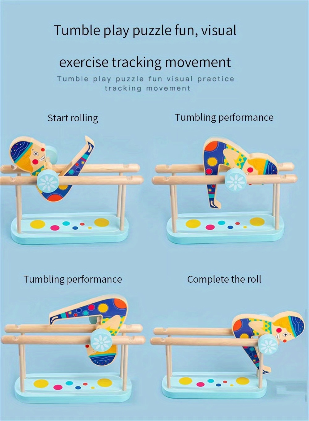 Circus Tumbling Game Building Blocks Toys Children's - Temu New Zealand