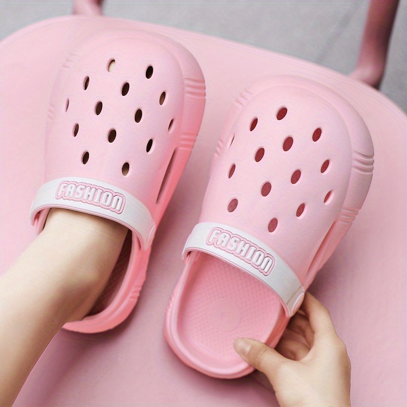 Casual Breathable Slip Clogs Boys Girls Lightweight Quick - Temu New ...