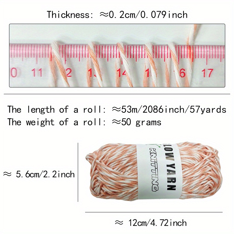 2mm 2色ポリエステル蓄光手編み糸 (50g/ロール、同色2ロー ) diyアート、クラフト、裁縫初心者、パーティー用品に | temu {region_name}